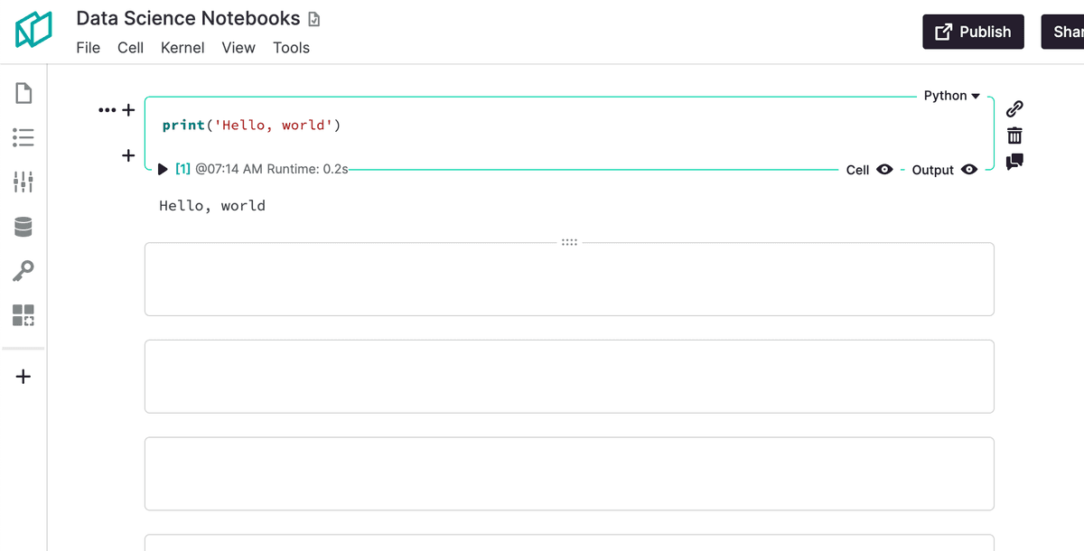 Noteable | Data Science Notebooks