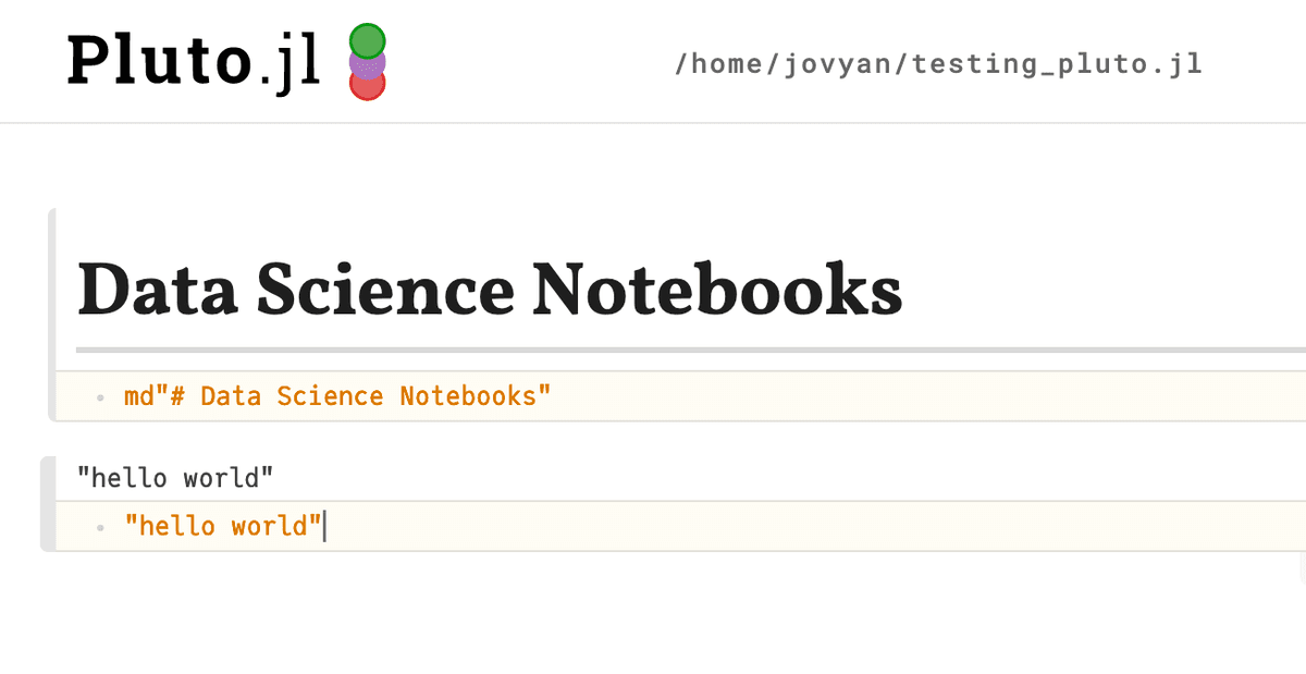 Jupyter vs Pluto.jl | Data Science Notebooks